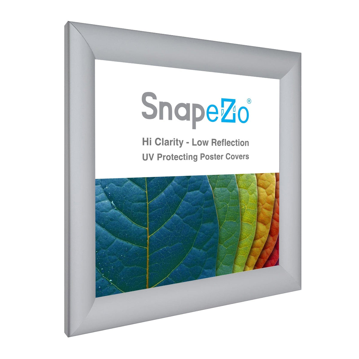 12x12 Silver Snapezo® Snap Frame - 1.2" Profile – Snap Frames Direct