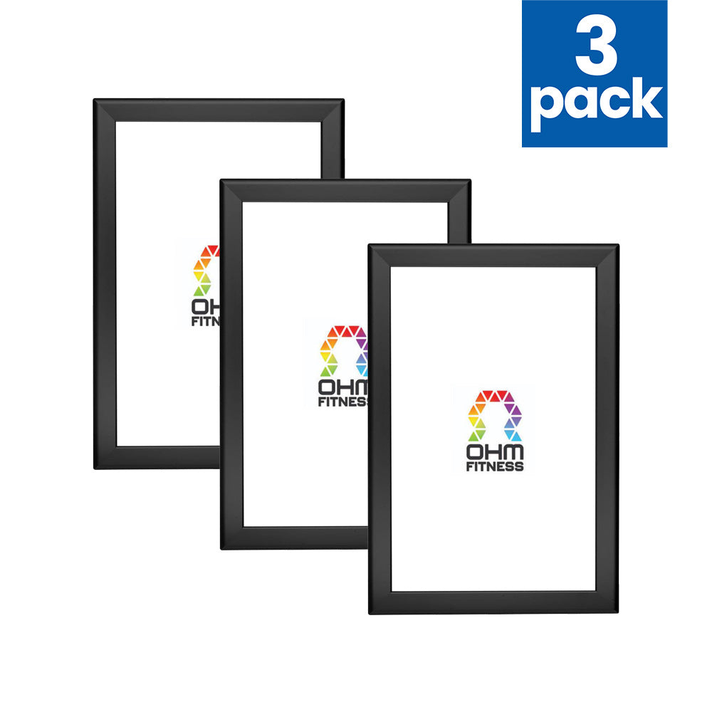 OHM Franchise Studio Deal 12x18 Black Snap Frames 1.25 Inch (3-Pack ...