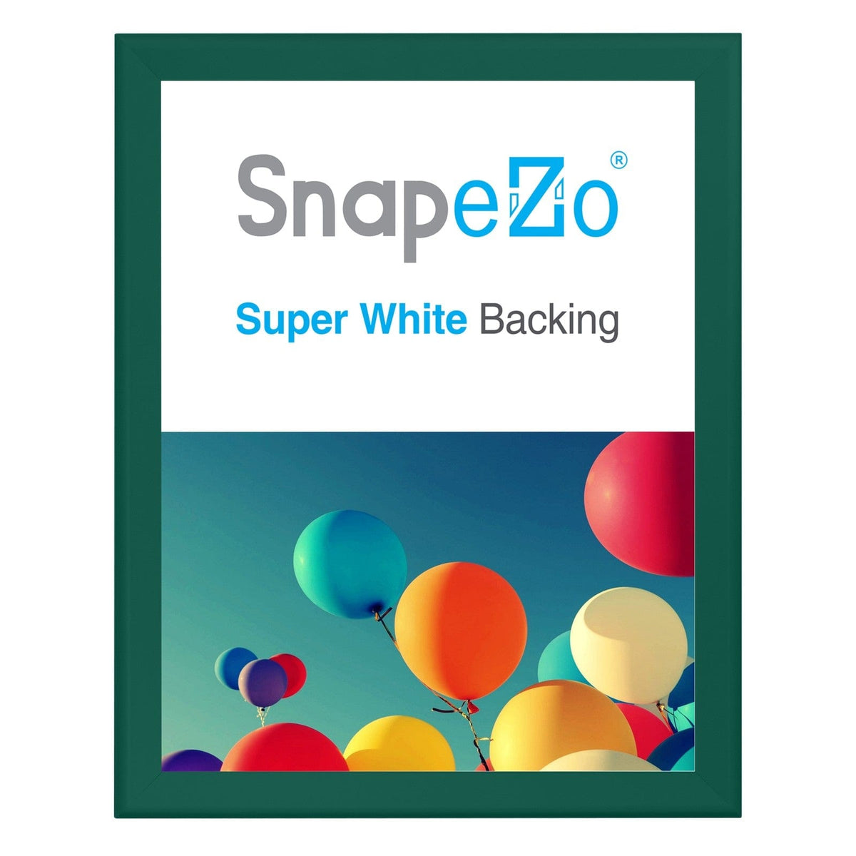 Twin-Pack of 36x48 Inches Green Snapezo® Snap Frame - 1.7" profile ...