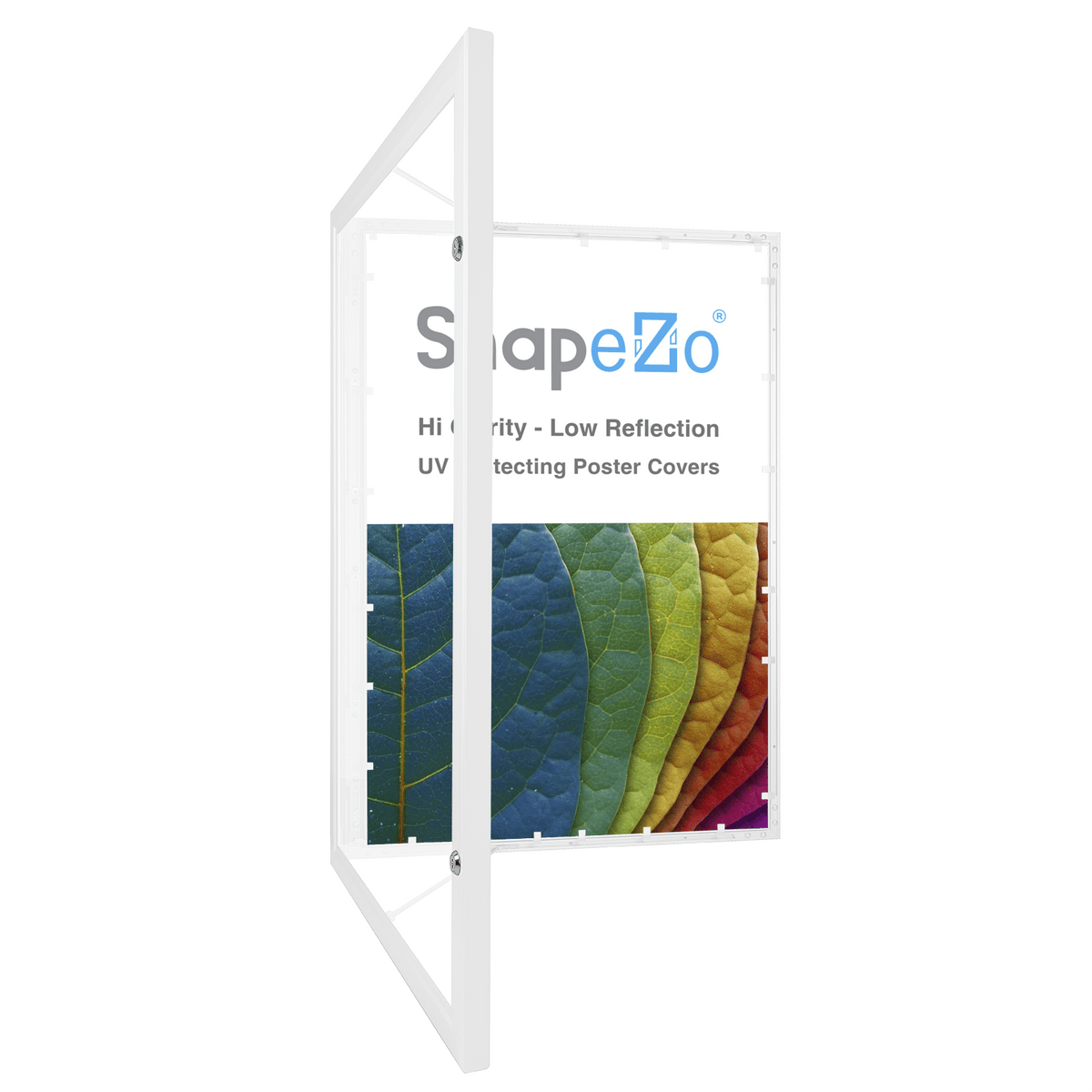 27x40 White Snapezo® Poster Case - 1.77" Profile – Snap Frames Direct