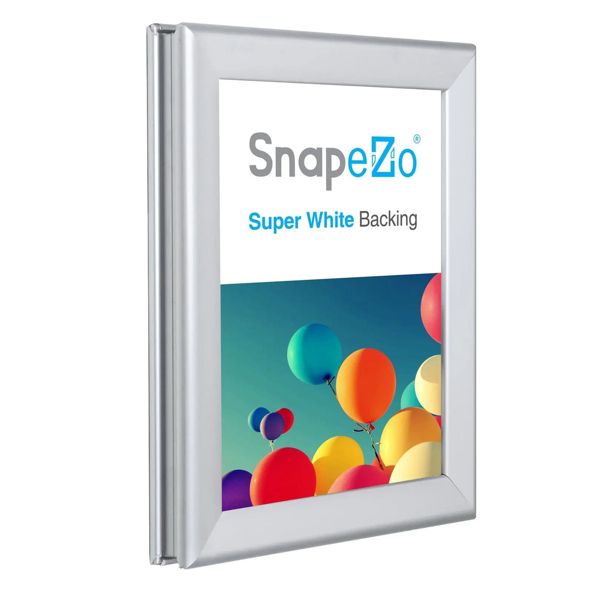 11x17 Silver Snapezo® Double-Sided - 1.25" Profile – Snap Frames Direct