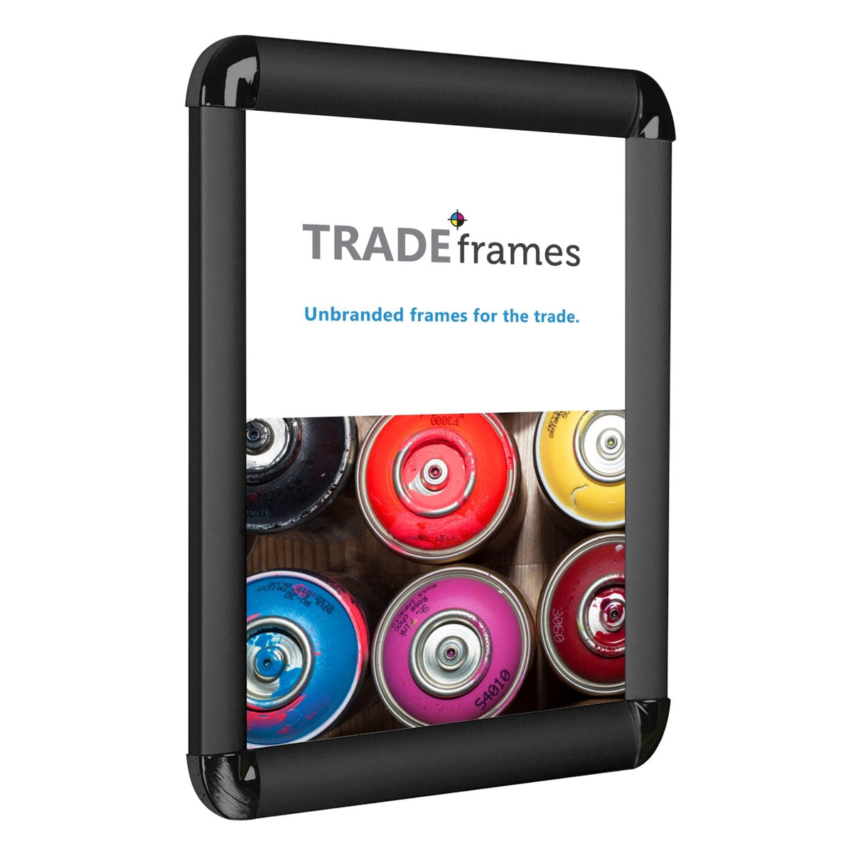 11x17 Black Round-Cornered - 1" Profile – Snap Frames Direct
