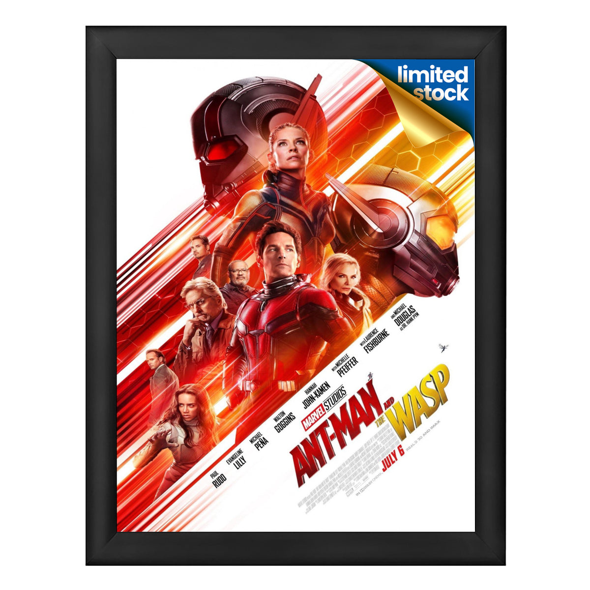 30x40 Black Self-Assembly Snap Frame – Snap Frames Direct