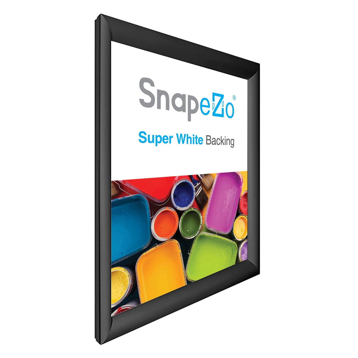30x40 Black Snapezo® Snap Frame - 1.2" Profile – Snap Frames Direct