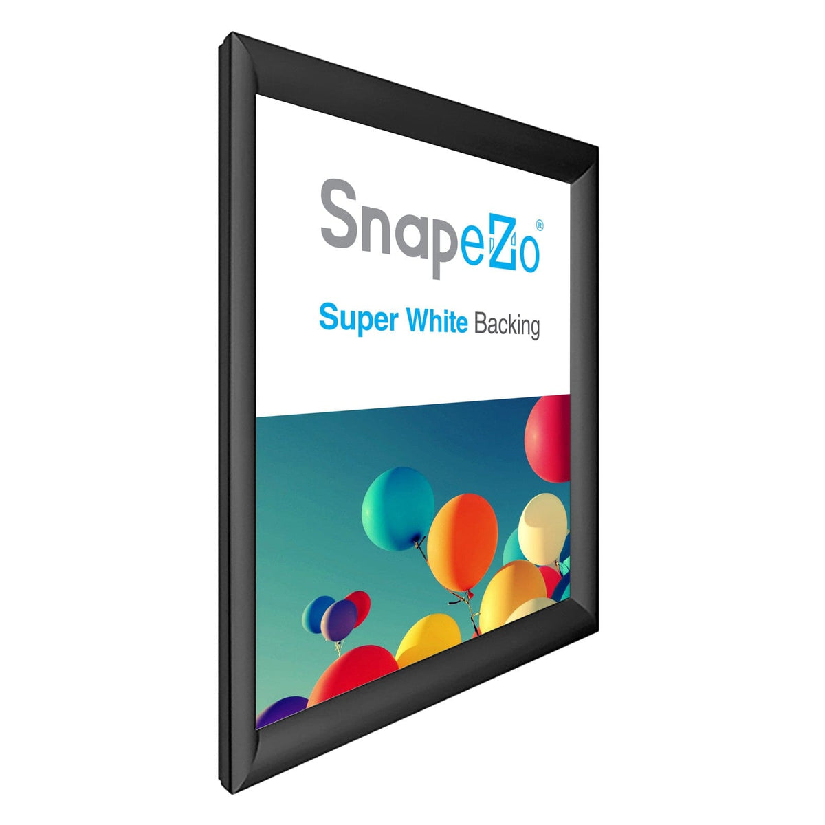 24x30 Black Snapezo® Snap Frame - 1.2" Profile – Snap Frames Direct
