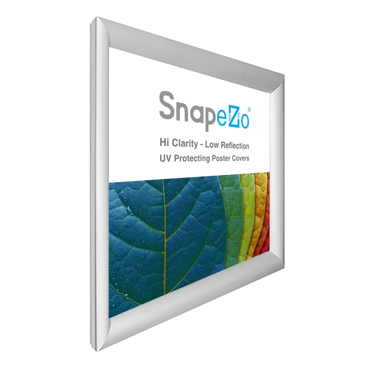 33x33 Silver Snapezo® Snap Frame - 1.2" Profile – Snap Frames Direct