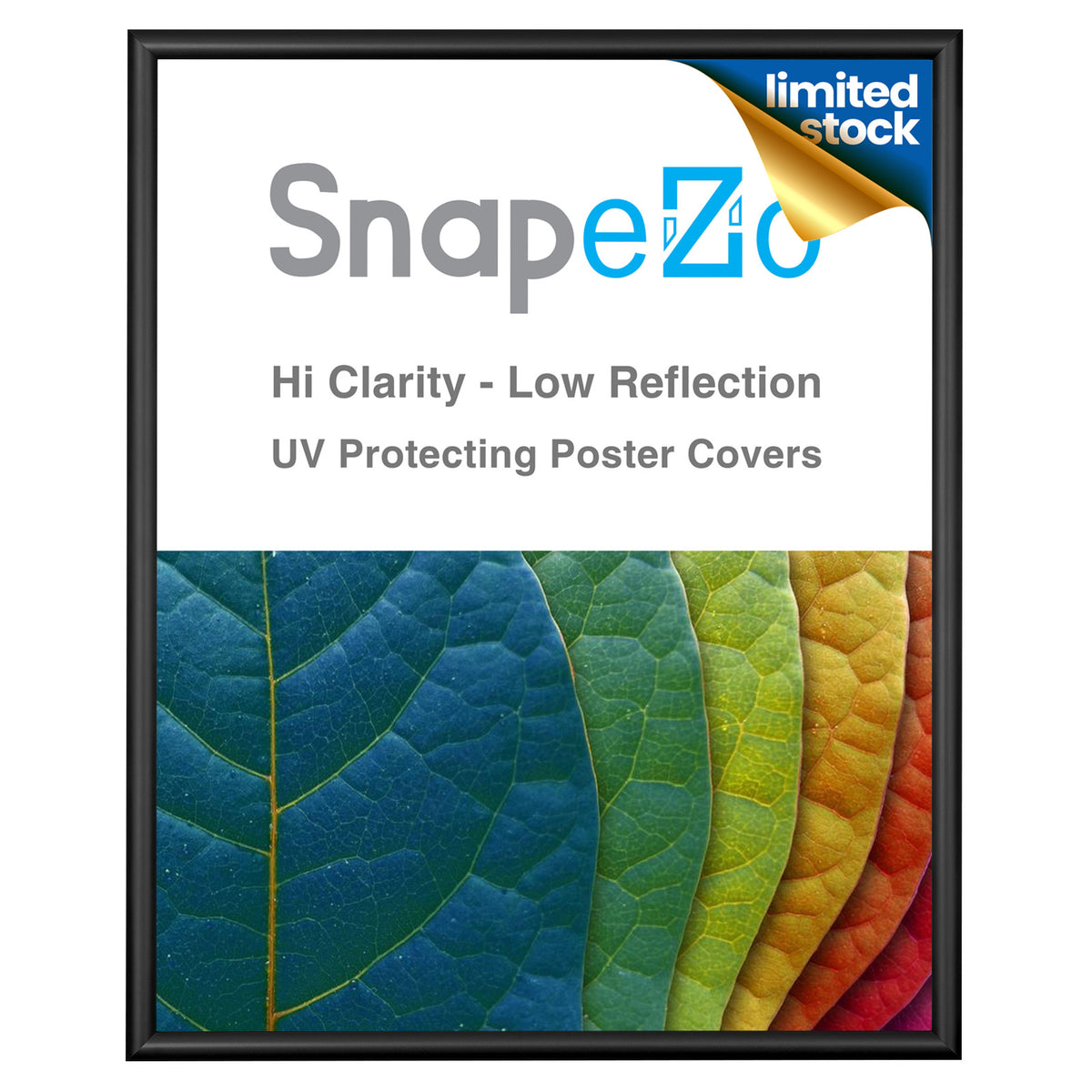 16x20" Black Foamcore Snap Frame - 1.25" Profile – Snap Frames Direct