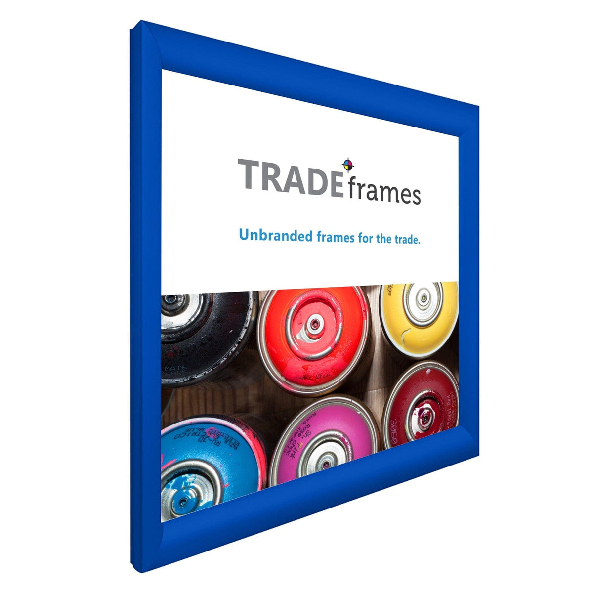 18x18 Blue Snap Frame 18x18 - 1.2 inch profile – Snap Frames Direct