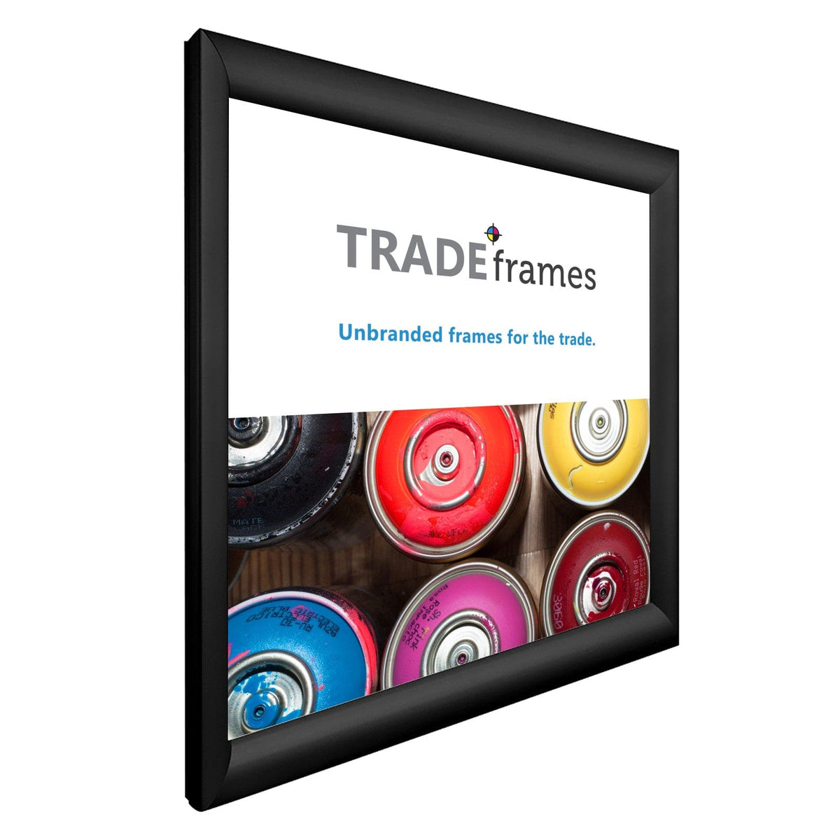 16x16 Black Snap Frame 16x16 - 1.2 inch profile – Snap Frames Direct