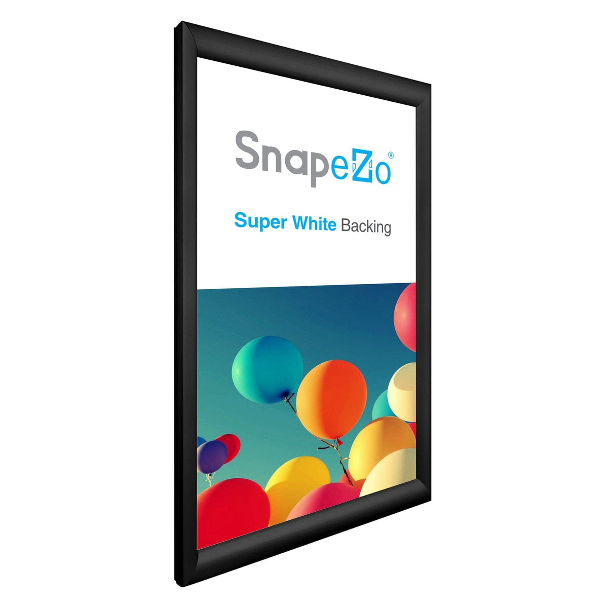 13x22 Black Snapezo® Snap Frame - 1.2" Profile – Snap Frames Direct