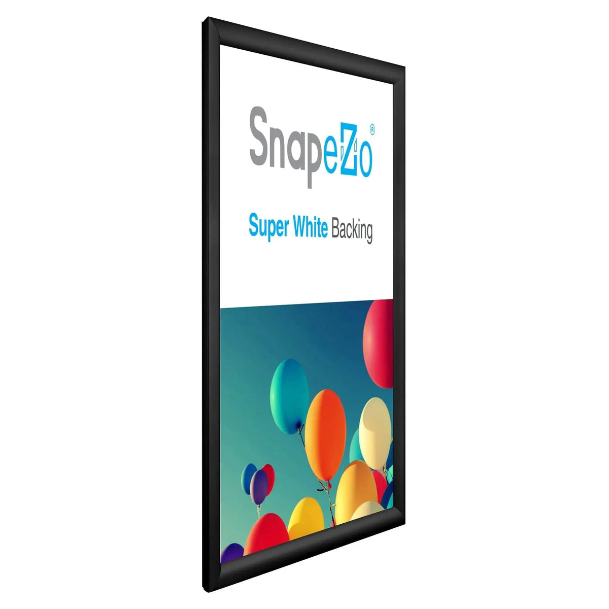 18x24 Black Snapezo® Snap Frame - 1.2" Profile – Snap Frames Direct