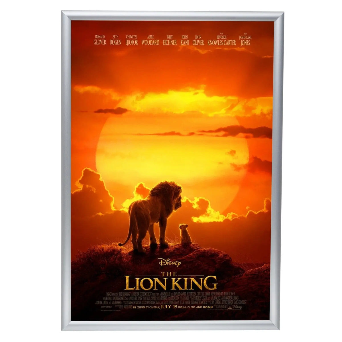 24x36 Silver Snap Frame - 1" Profile – Snap Frames Direct