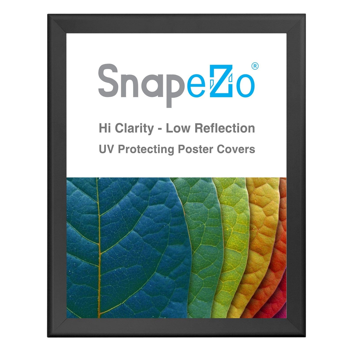 Black SnapeZo® snap frame poster size 34x44 - 1.7 inch profile – Snap ...