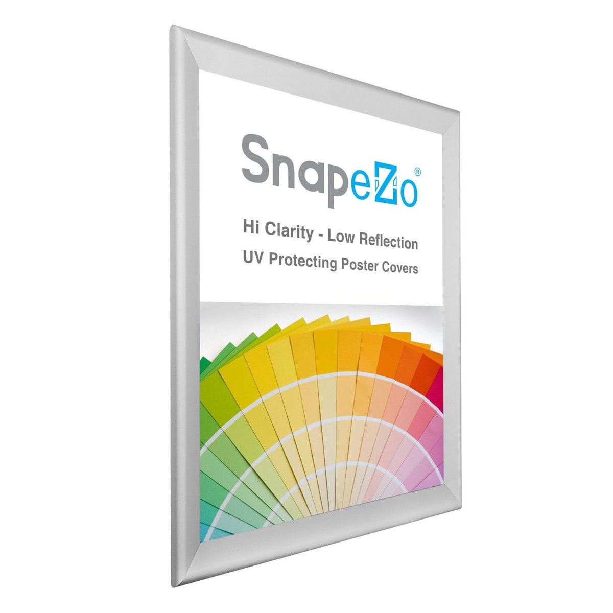 36x50 Silver Snapezo® Snap Frame - 1.7" Profile – Snap Frames Direct