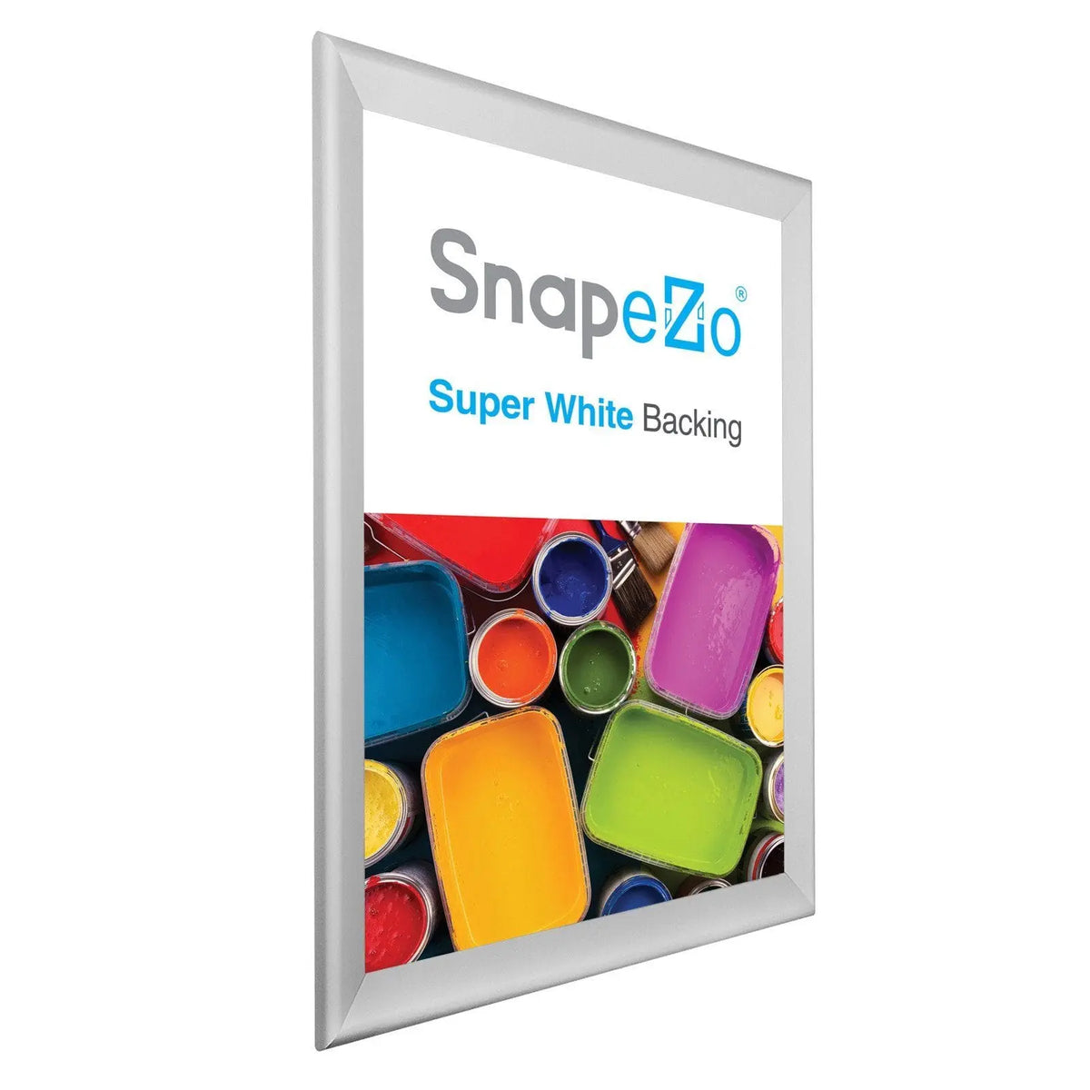 24x36 Silver Snapezo® Snap Frame - 1.7" Profile – Snap Frames Direct