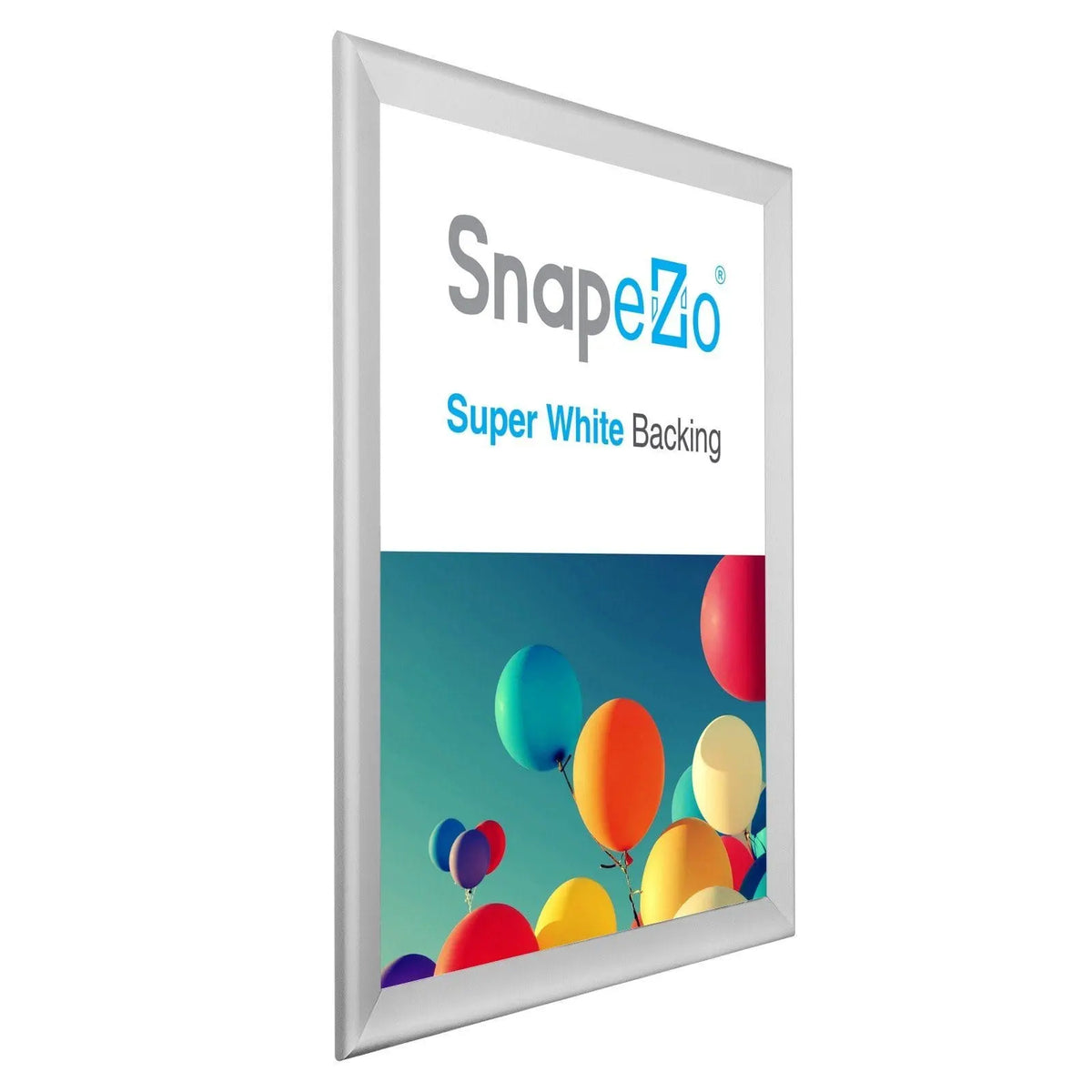 22x28 Silver Snapezo® Snap Frame - 1.7" Profile – Snap Frames Direct