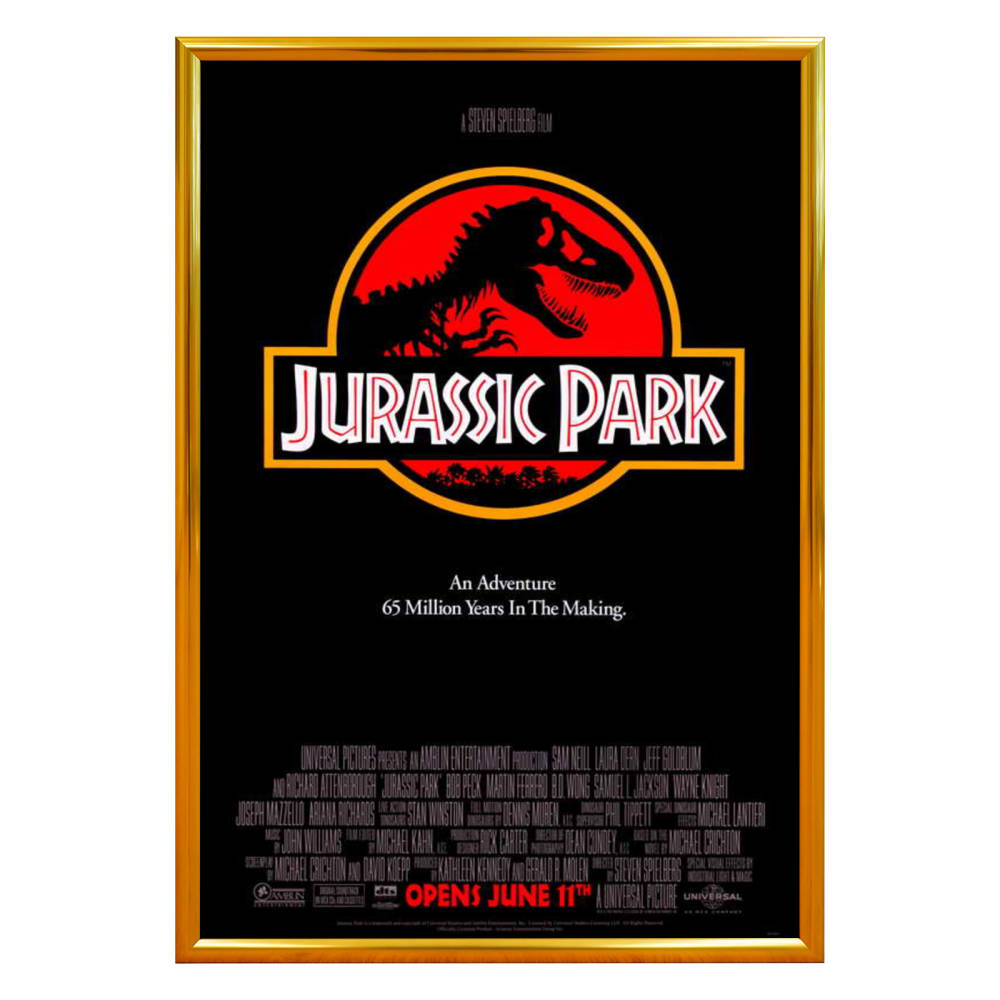 24x36 Gold Effect Movie Poster Frame 1 Inch Snapezo® – Snap Frames Direct