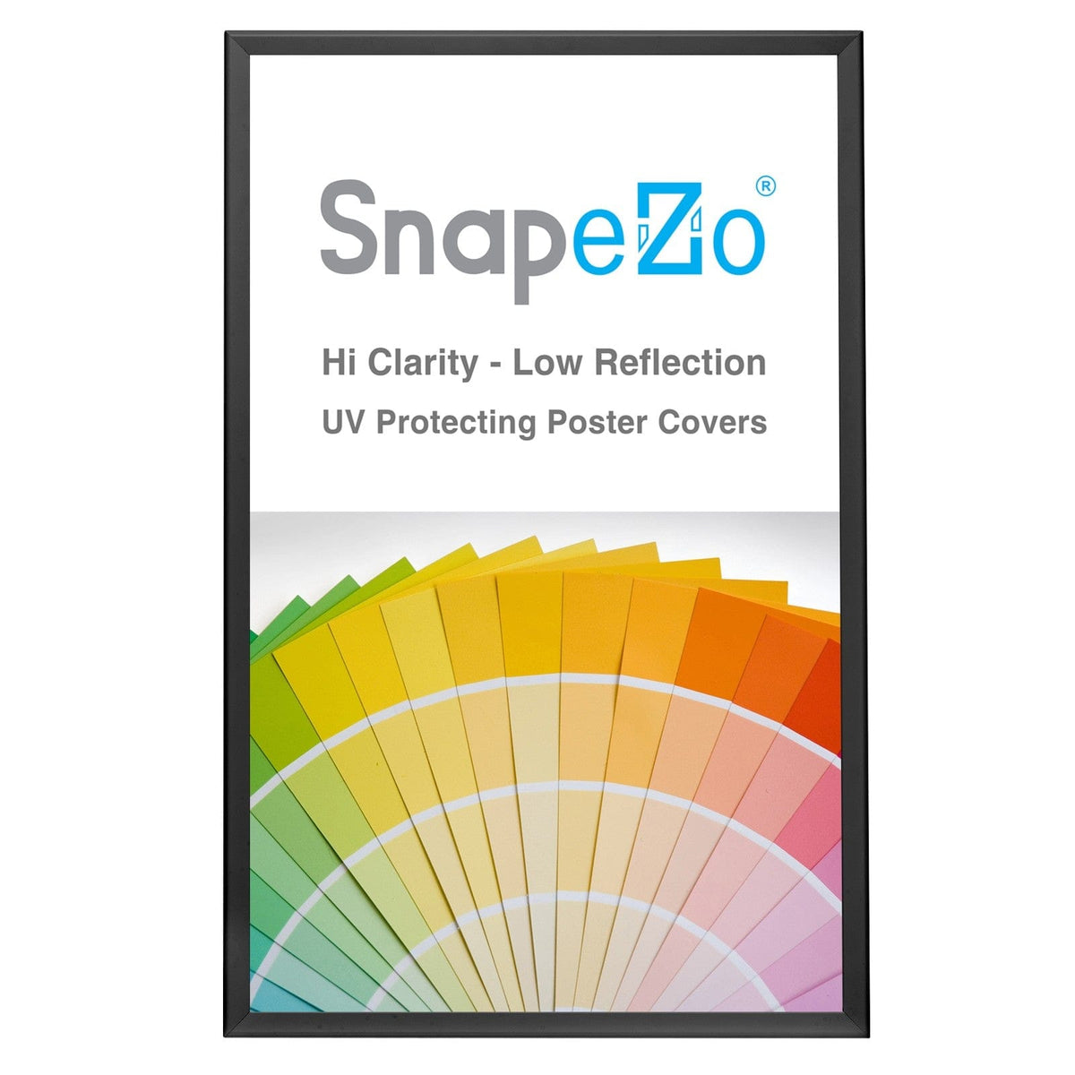 32x50 Black Snapezo® Snap Frame - 1.25" Profile – Snap Frames Direct