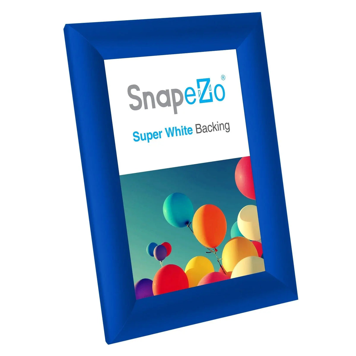 5x7 Blue Snapezo® Snap Frame - 1" Profile – Snap Frames Direct