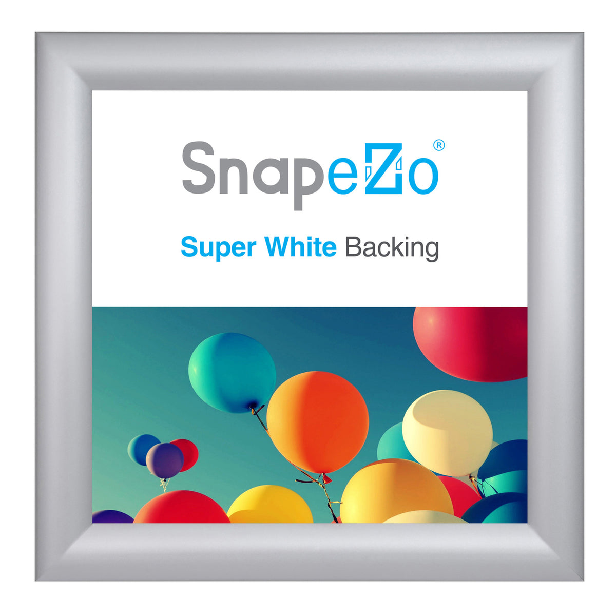 10x10 Silver Snap Frame – Snap Frames Direct