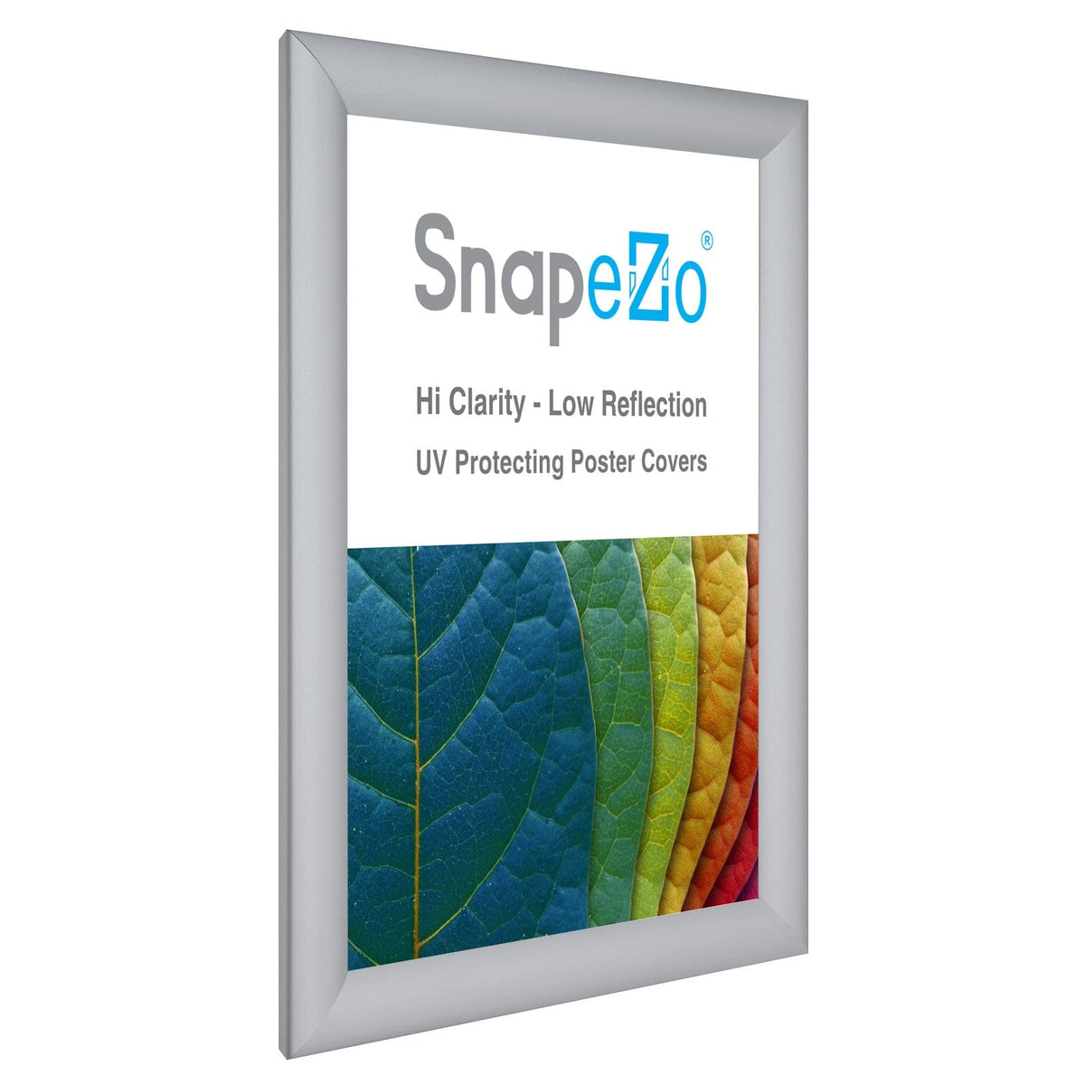 11x14 Silver Snapezo® Snap Frame - 1.2" Profile – Snap Frames Direct