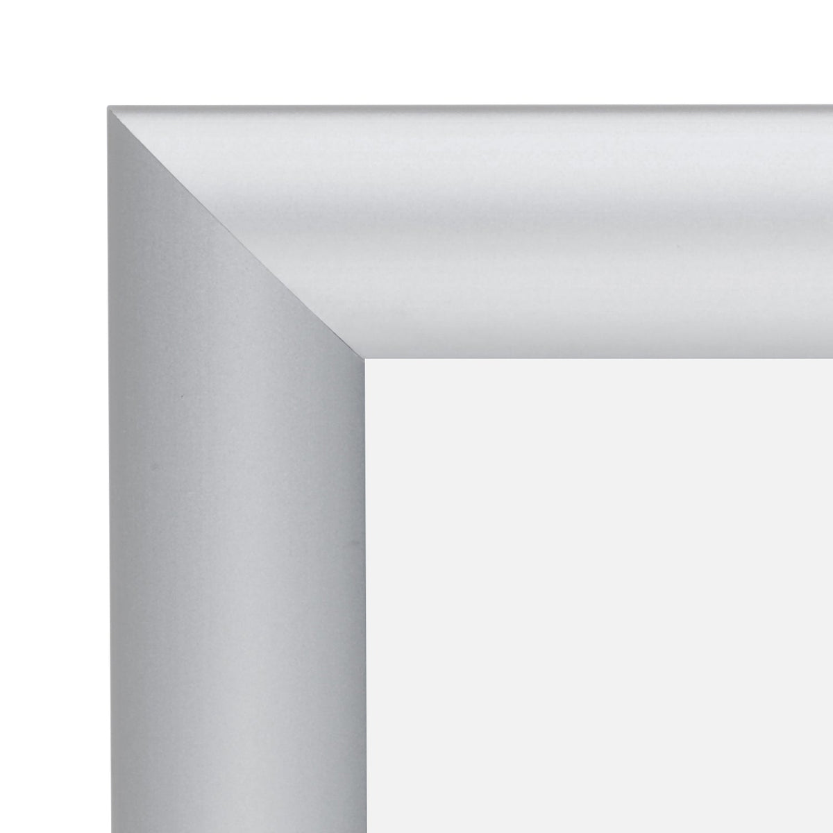 5x7 Silver Snap Frame - 1" Profile – Snap Frames Direct